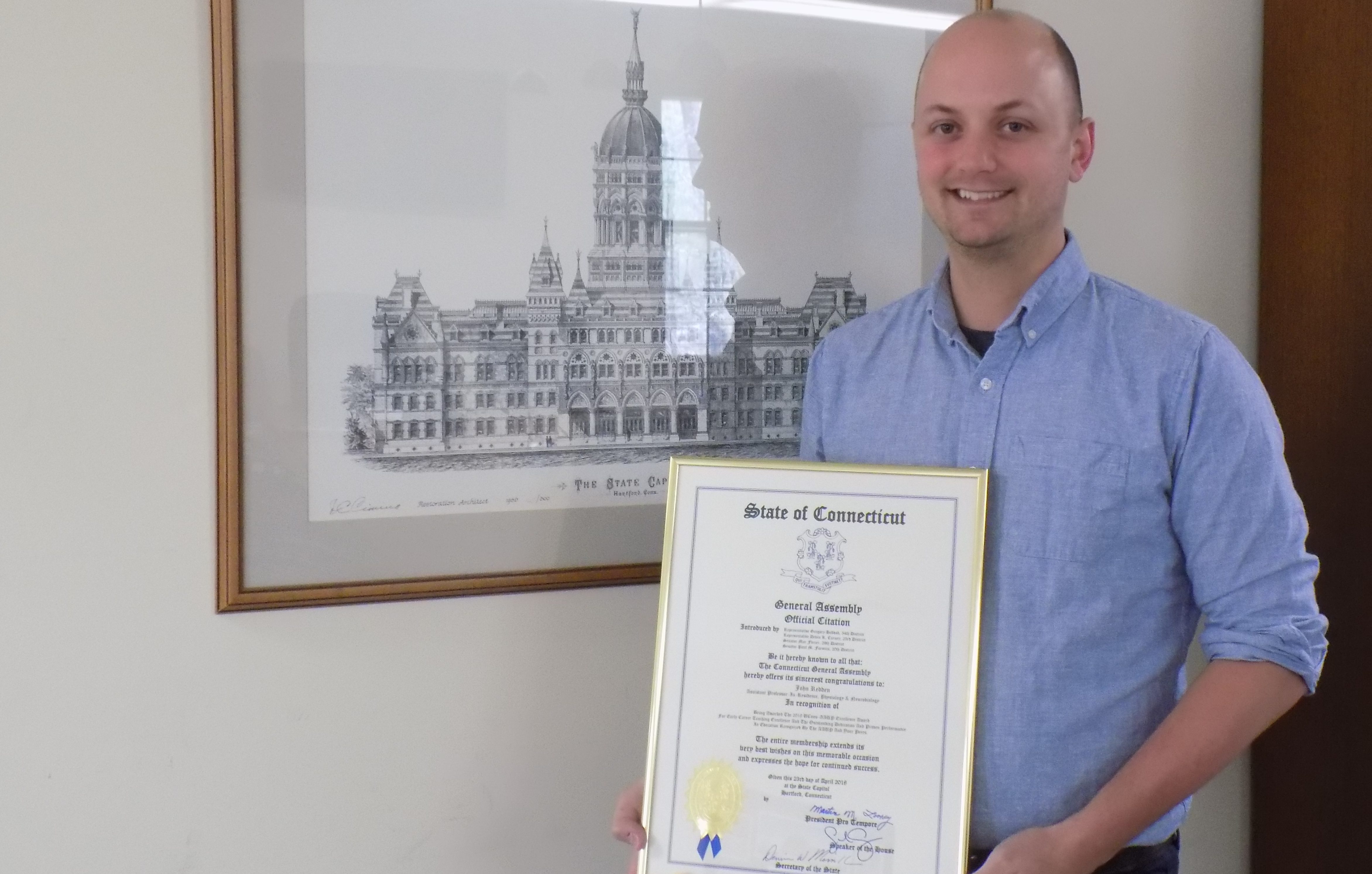 Dr. John M. Redden, Associate Professor at the University of Connecticut